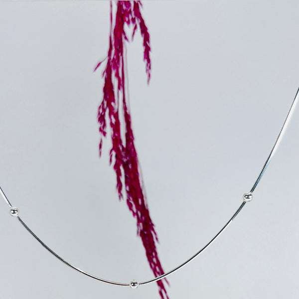 Collar de plata 925 Balín Cola de Topo | Loulu Joyería – Loulujoyeria